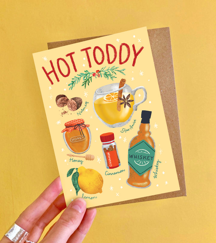 Hot Toddy Recipe Christmas Card – Emily Nash Illustration